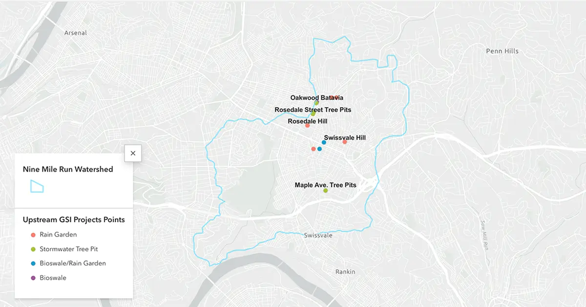 Green Infrastructure Projects Storymap - UpstreamPgh